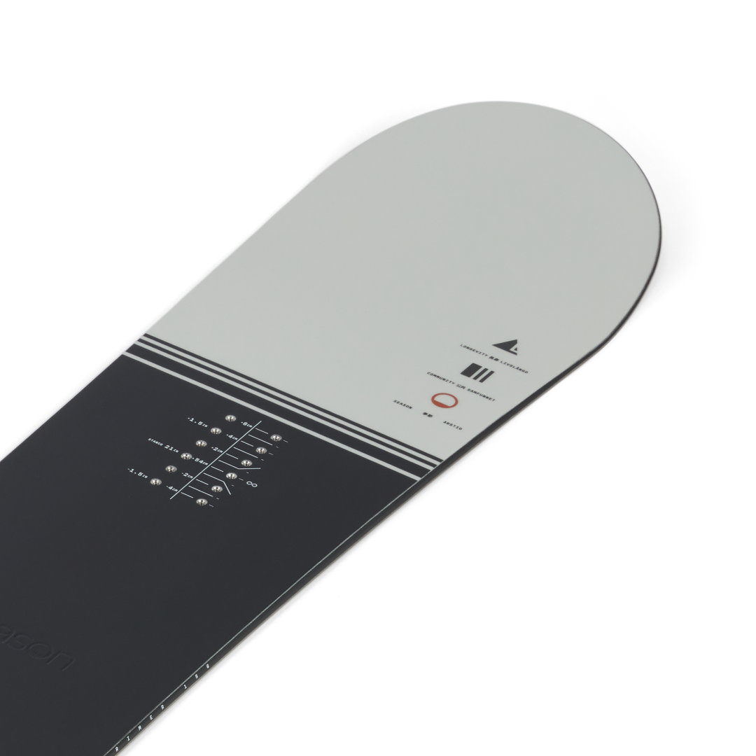 Season Primer Snowboard | Gray | Season Eqpt. | Intermediate level twin ...